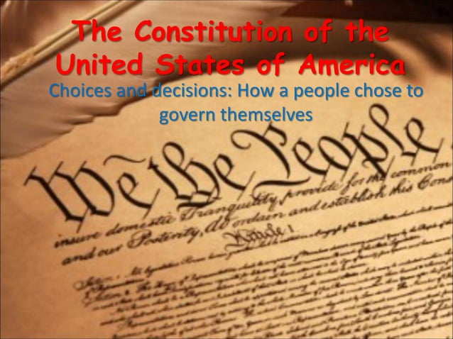 Compromises of the constitution | PPT