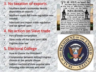 Compromises of the constitution | PPT