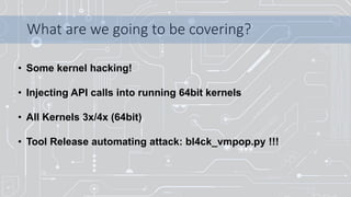 Compromising Linux Virtual Machines with Debugging Mechanisms | PPT