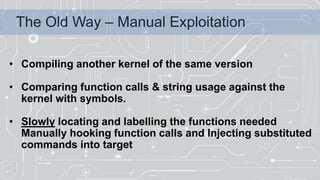 Compromising Linux Virtual Machines with Debugging Mechanisms | PPT