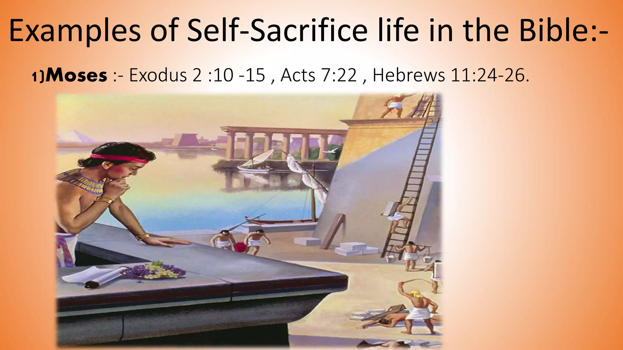 Compromising self sacrifice, self denial! | PPTX