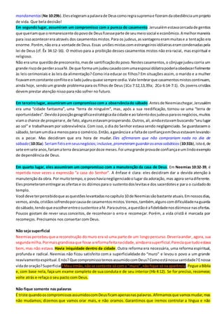 Compromisso com deus | DOCX