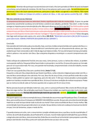 Compromisso com deus | DOCX