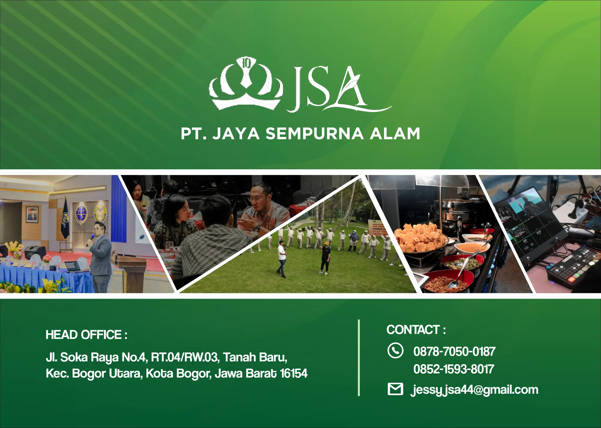COMPRO perusahaan PT JSA di desa cicadas kecamatan Gunung putri bogor.pdf