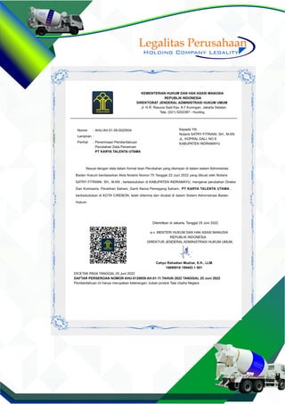 Qintani Beton Utama | PDF