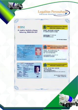 Qintani Beton Utama | PDF