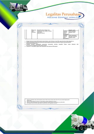 Qintani Beton Utama | PDF