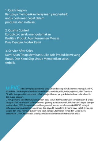 catalog uPVC europixpro | PDF