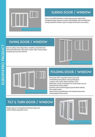 catalog uPVC europixpro | PDF