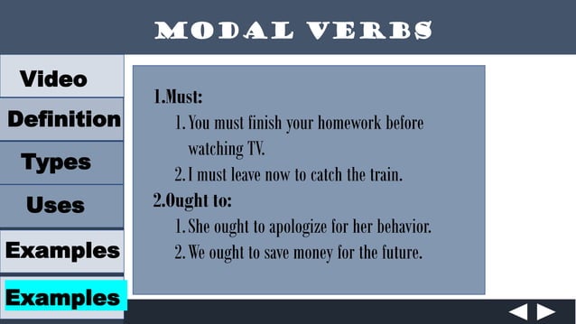 Modal Verbs | PPT