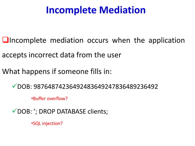 compsec_incomplete_mediation.pptx | Computing | Technology & Computing