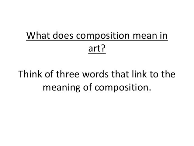 Composition composition
