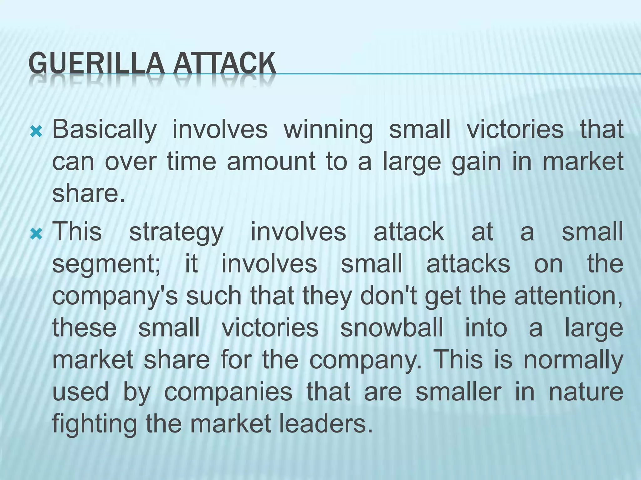 competitive strategies in marketing management | PPTX