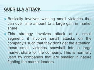 competitive strategies in marketing management | PPTX