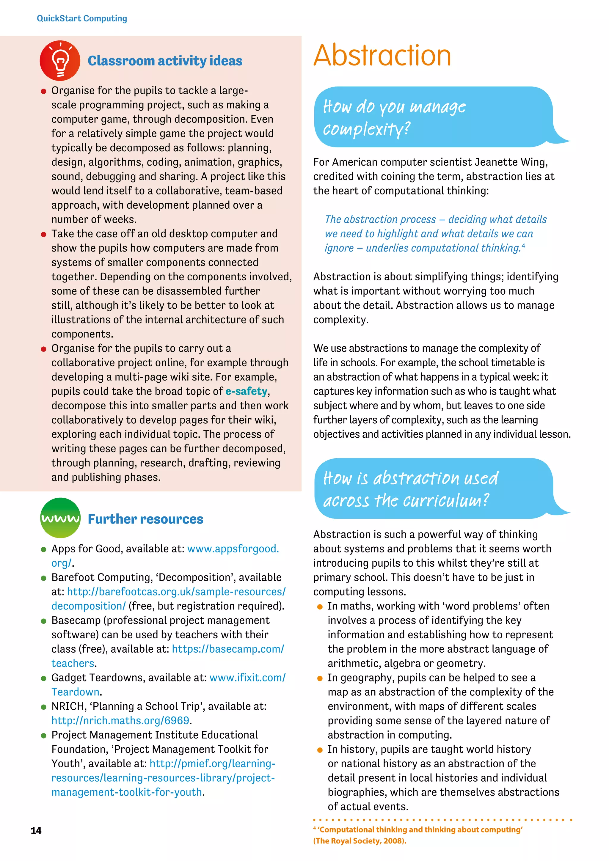 Comp thinking | PDF | Homework and Study | Education