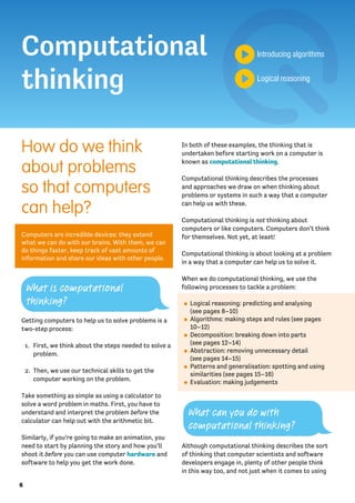 Comp thinking | PDF | Homework and Study | Education