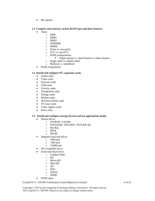 Comptia a-plus-220-901 | PDF
