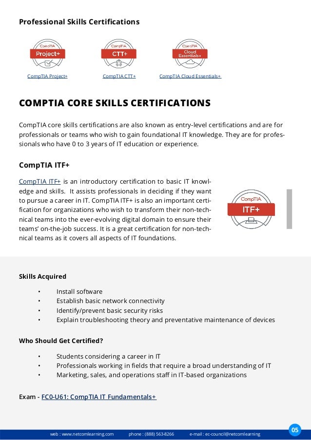The Ultimate Roadmap For CompTIA Training & Certifications | PDF