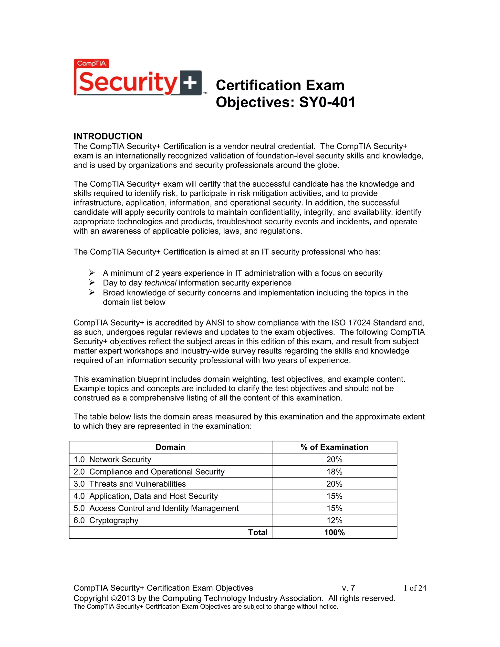 Comptia security-sy0-401 | PDF