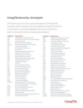 محتويات مادة آمن الشبكات | PDF