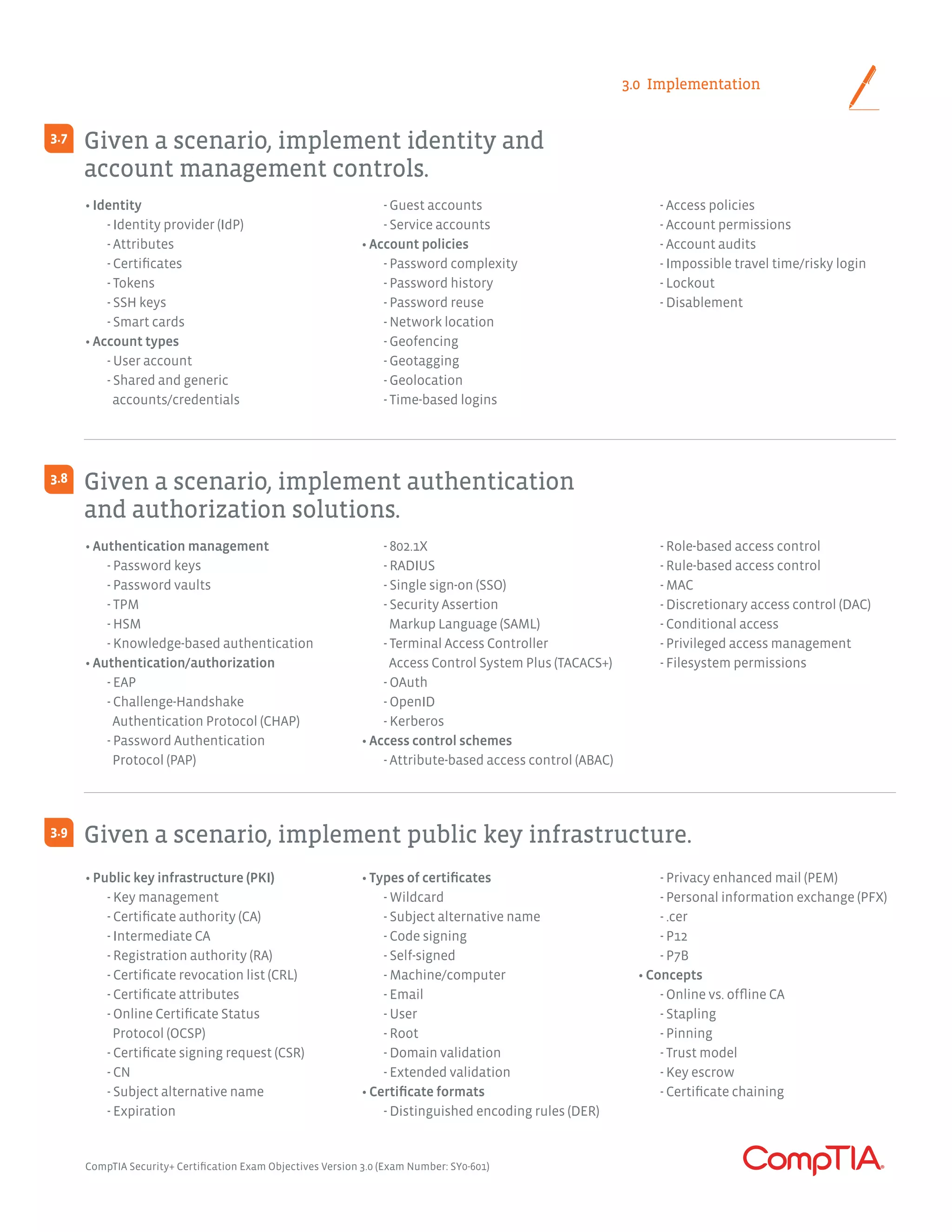 Comptia security-sy0-601-exam-objectives-(2-0) | PDF