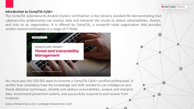 CompTIA CySA Domain 1 Threat and Vulnerability Management.pptx ...