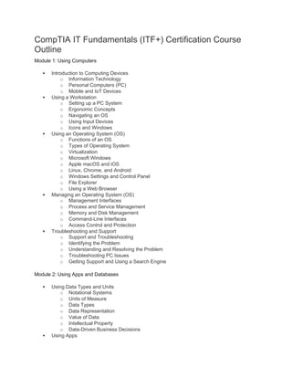 CompTIAggggggggggggggggggggggg IT Fundamentals.docx