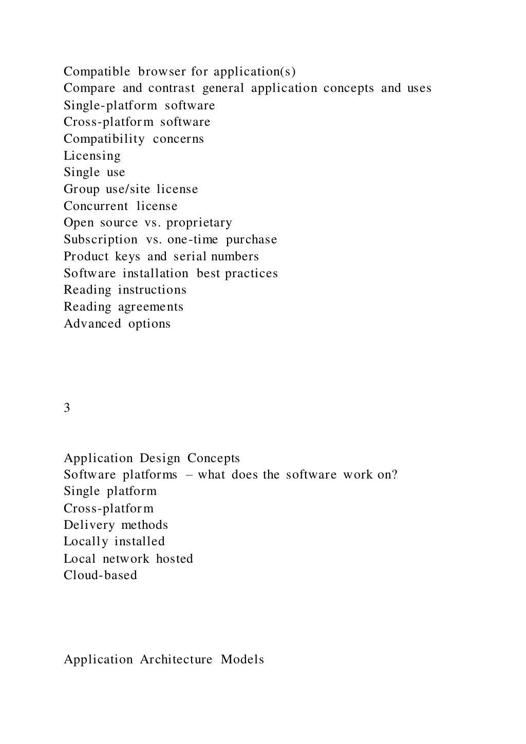 CompTIA IT FundamentalsStudy Guide (FC0-U61)Chapter 5Soft | PDF