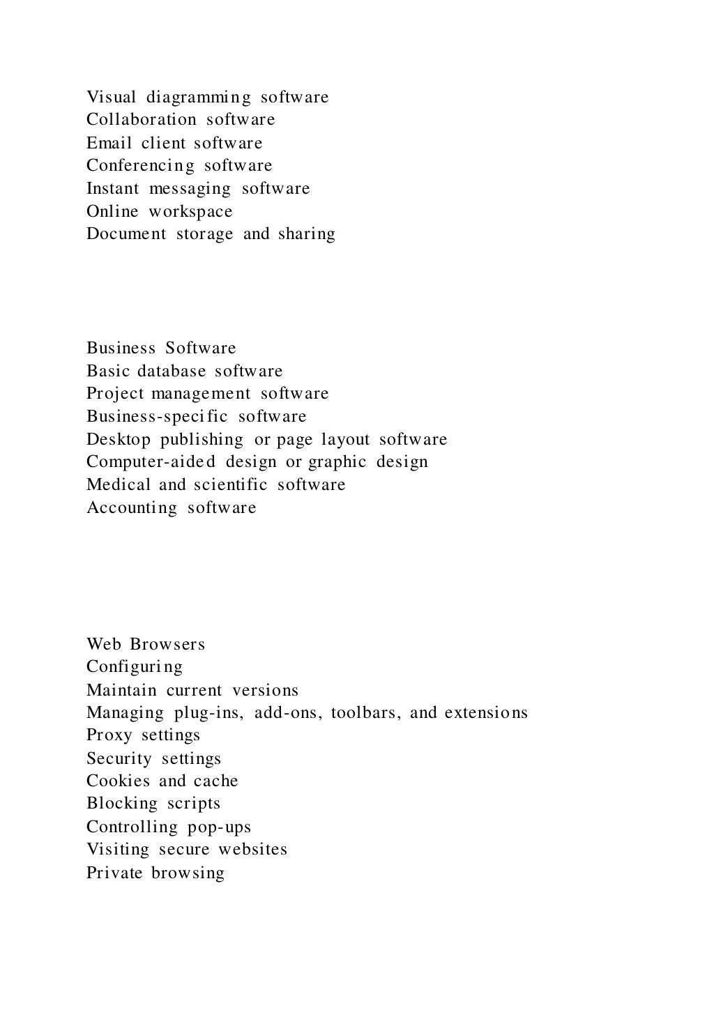 CompTIA IT FundamentalsStudy Guide (FC0-U61)Chapter 5Soft | PDF