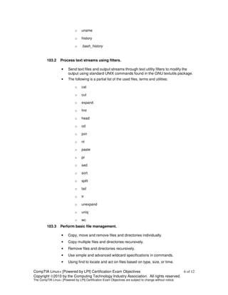 Comp tia linux_powered_by_lpi_lx0_101 | PDF | Operating Systems | Computer Software and Applications