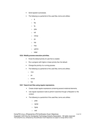 Comp tia linux_powered_by_lpi_lx0_101 | PDF | Operating Systems ...