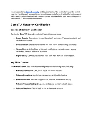 CompTIA Network+ Certification Exam Guide | PDF