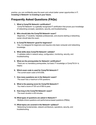 CompTIA Network+ Certification Exam Guide | PDF