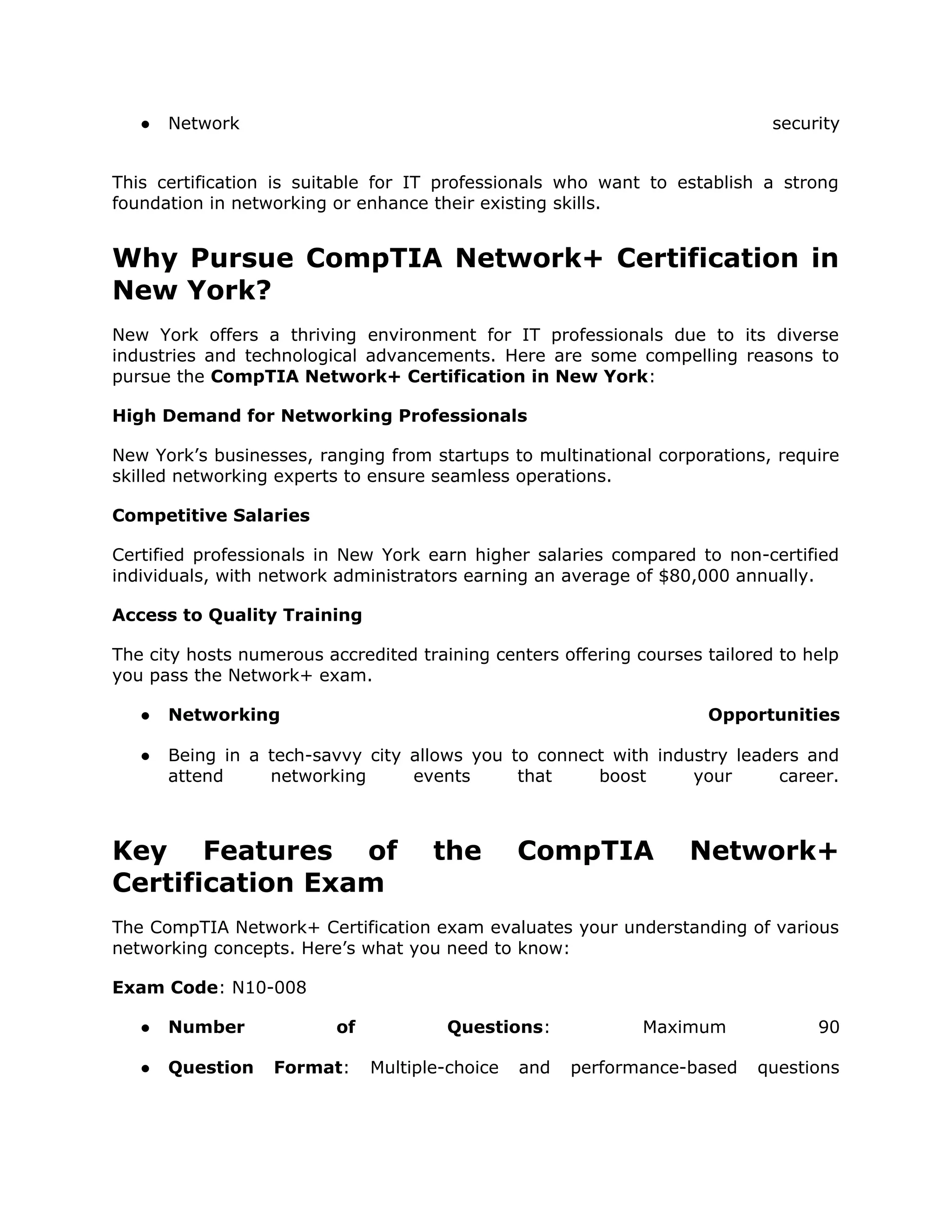CompTIA Network+ Certification in New York_ A Complete Guide.docx