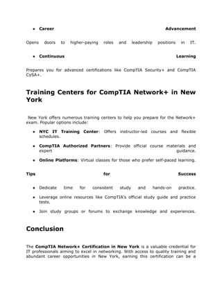 CompTIA Network+ Certification in New York_ A Complete Guide.docx