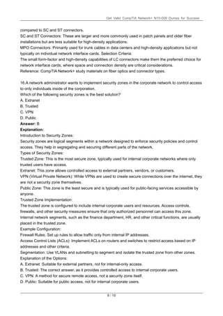 CompTIA Network+ Certification N10-009 PDF | PDF