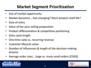Segmenting the Market to Find Areas of Opportunity | PPTX