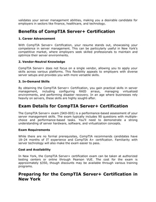 CompTIA Server+ Certification in New York_ Boost Your IT Skills.docx