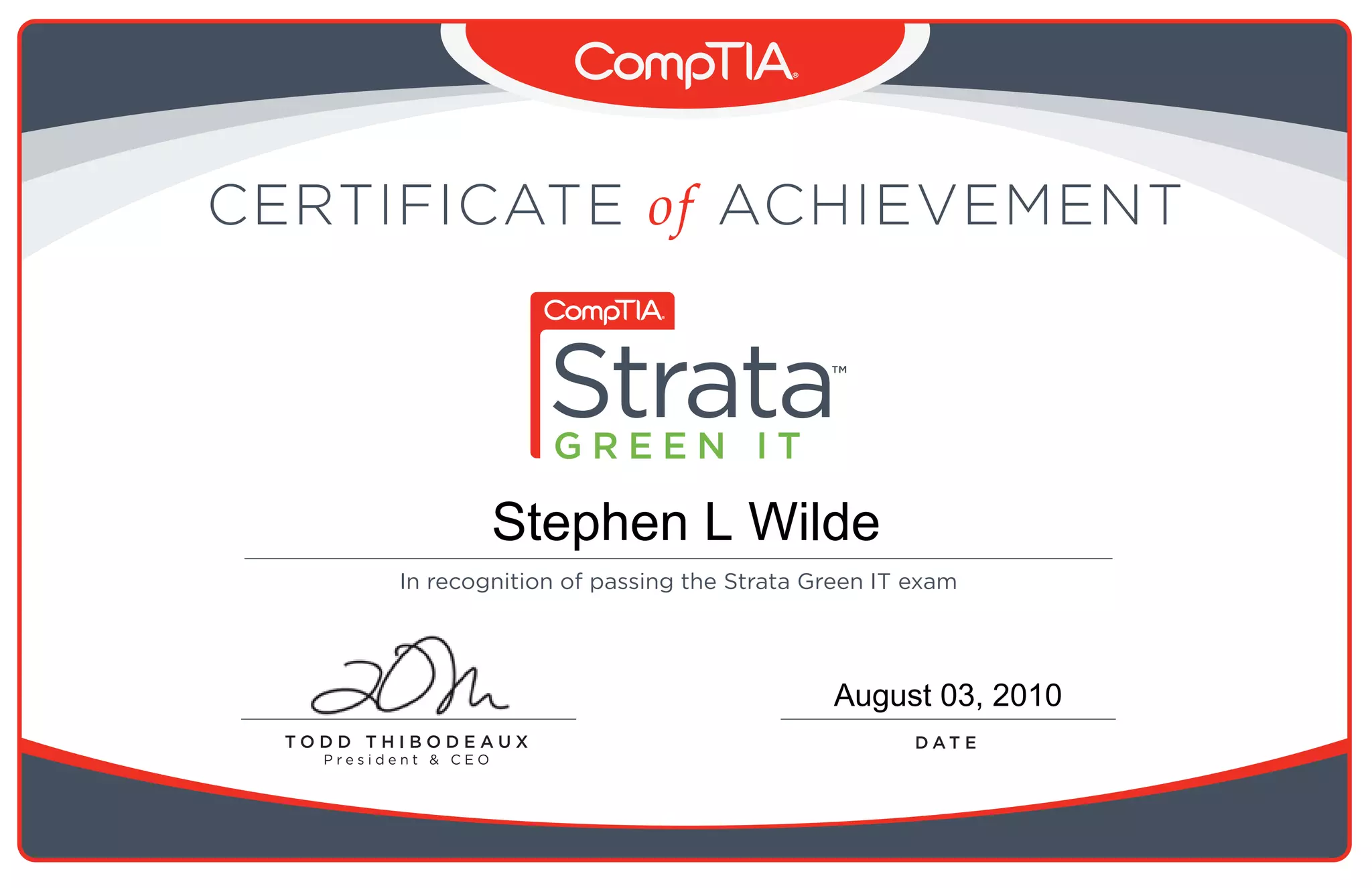 Comp Tia Strata Green It Certificate | PPT