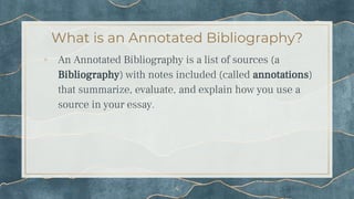 Compton-Week12-Annotated Bibliographies.pptx
