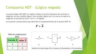 Compuertas lógicas | PPTX