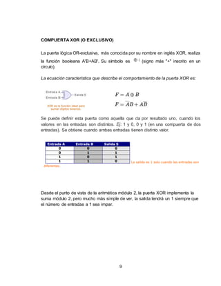 Compuertas logicas | DOCX