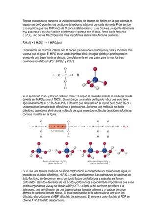 Compuesto inorganico del fosforo | DOC