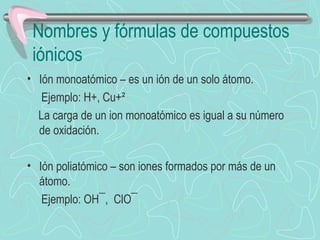 Compuestos ionicos | PPT