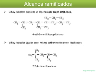 Compuestos orgánicos. Hidrocarburos | PPTX