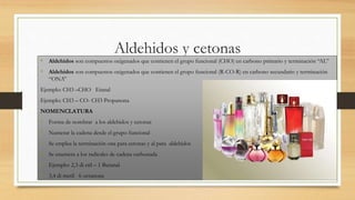 Compuestos oxigenados | PPTX