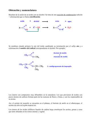Compuestos oxigenados organicos | ODT