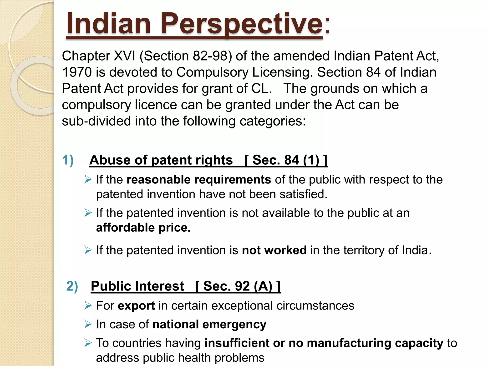 Compulsory license | PPT