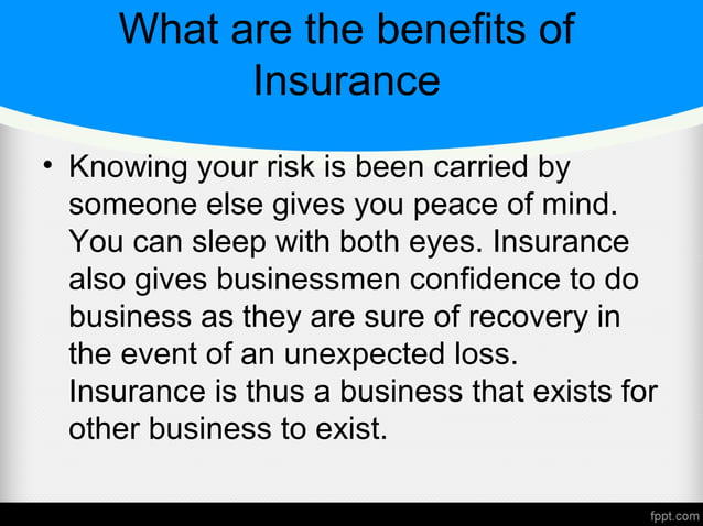 Compulsory insurance | PPT