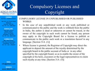 Compulsory licensing | PPT